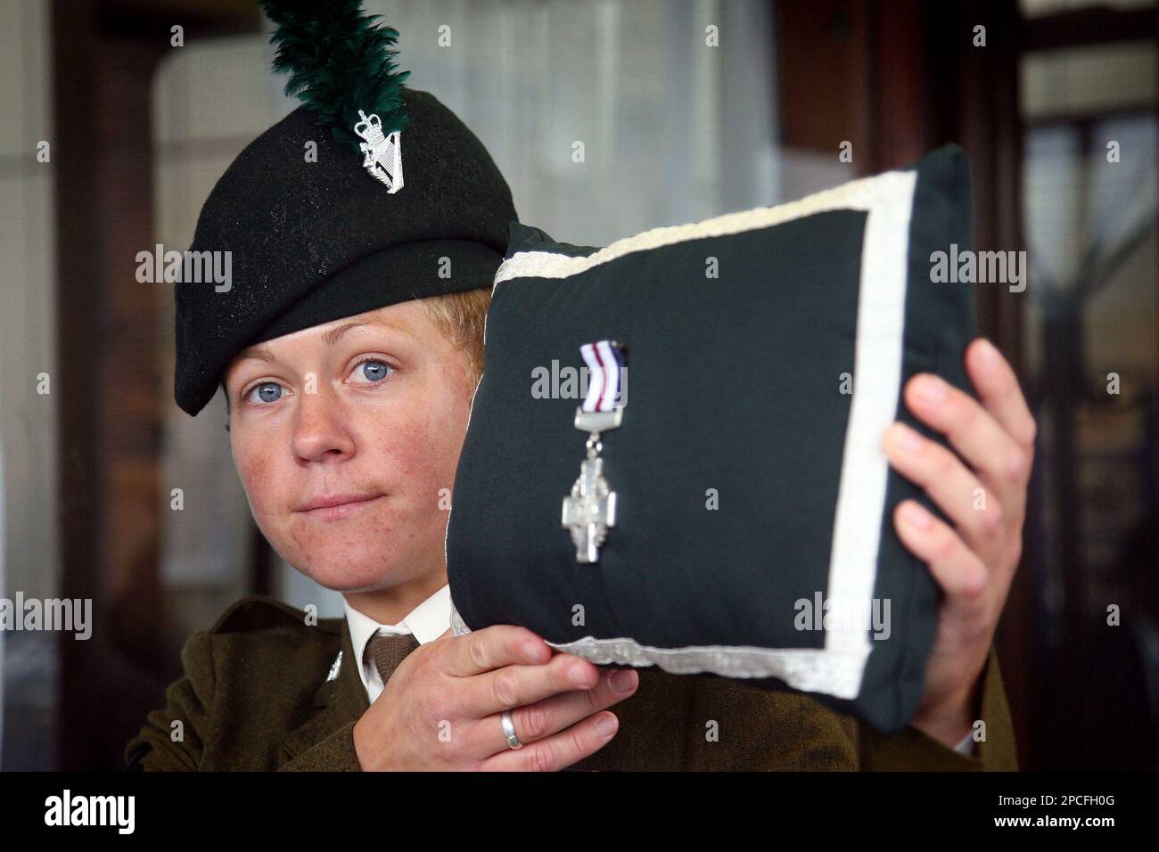 Claire Withers of the Royal Irish Regiment who's father was the last ...