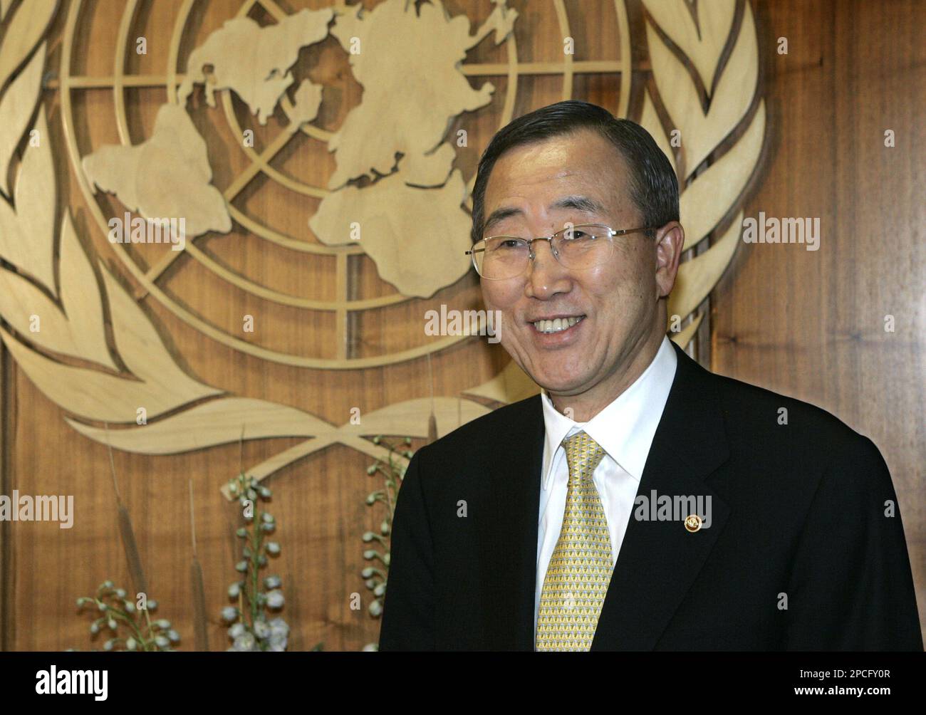 ** FILE ** South Korean Foreign Minister Ban Ki-Moon is seen at United ...