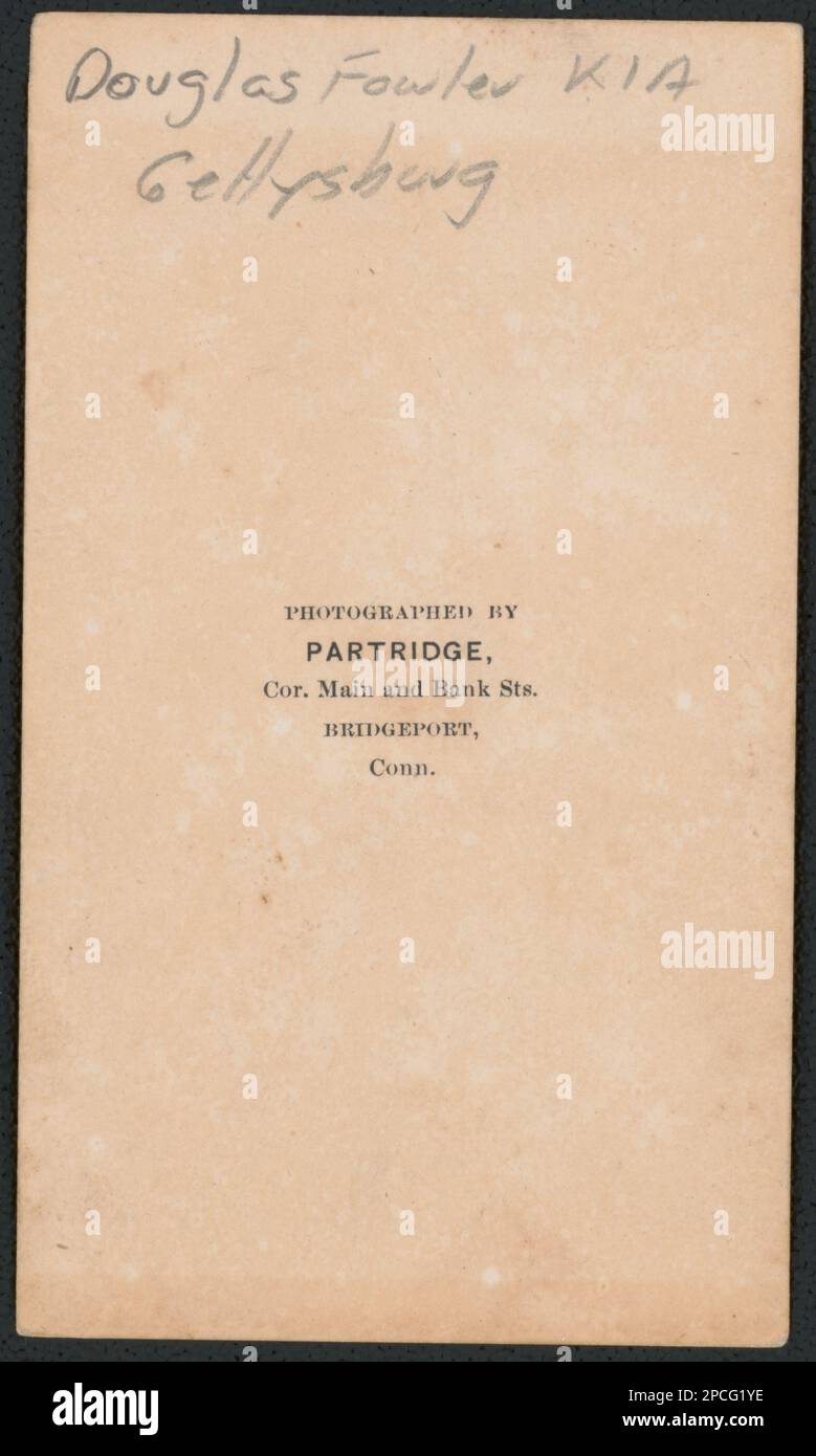 Oberstleutnant Douglas Fowler von Co G, 3. Connecticut Infantry ...