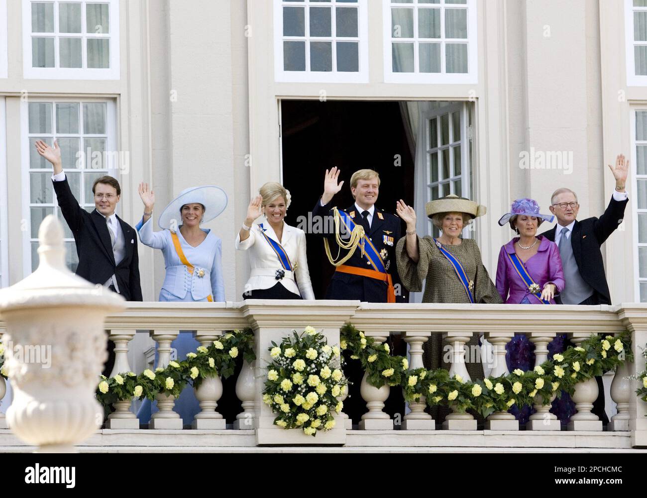 From left: Netherlands' Prince Constantijn, Princess Laurentien ...