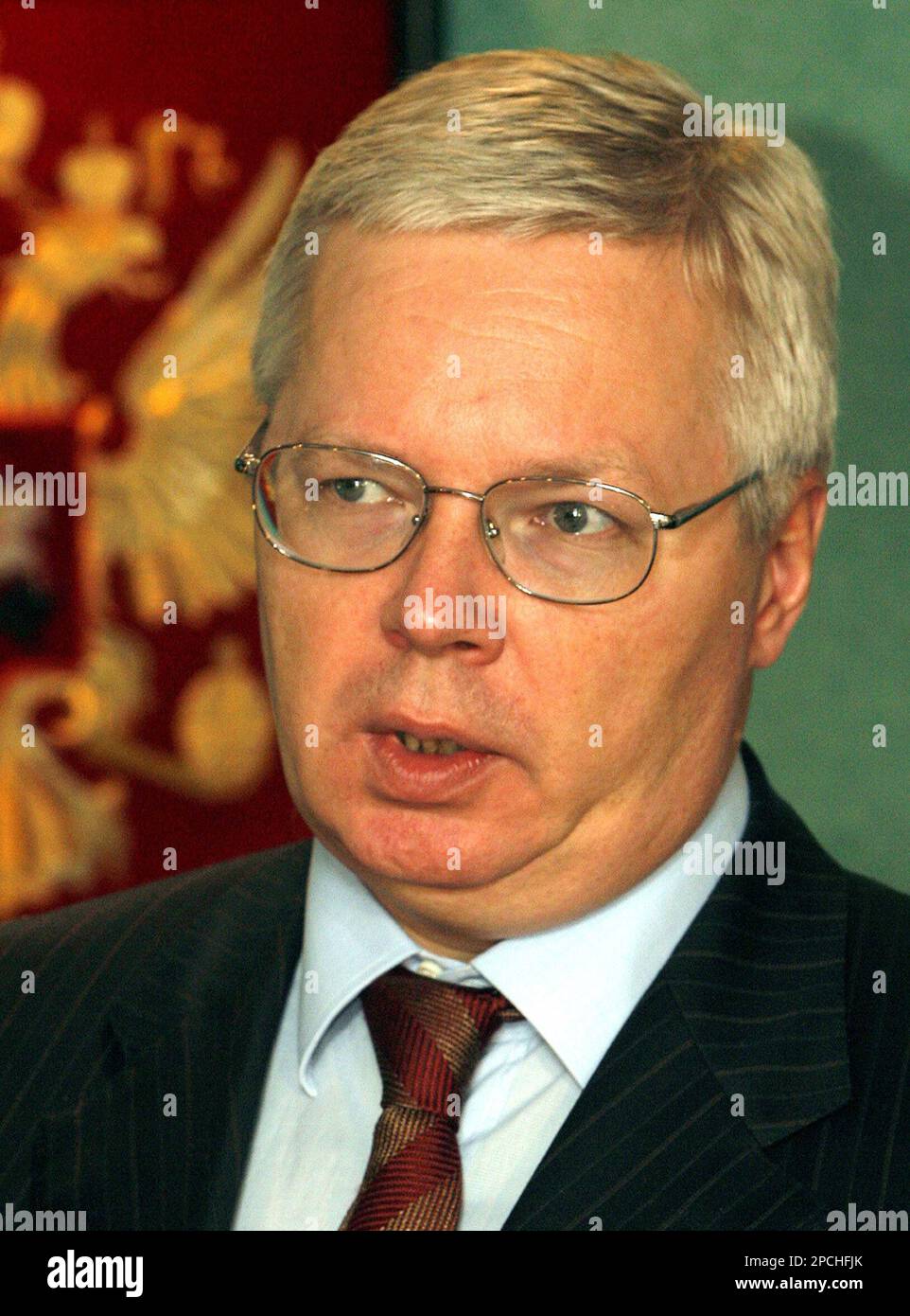 Alexander Nichiporuk, head of the Russian state diamond mining monopoly ...