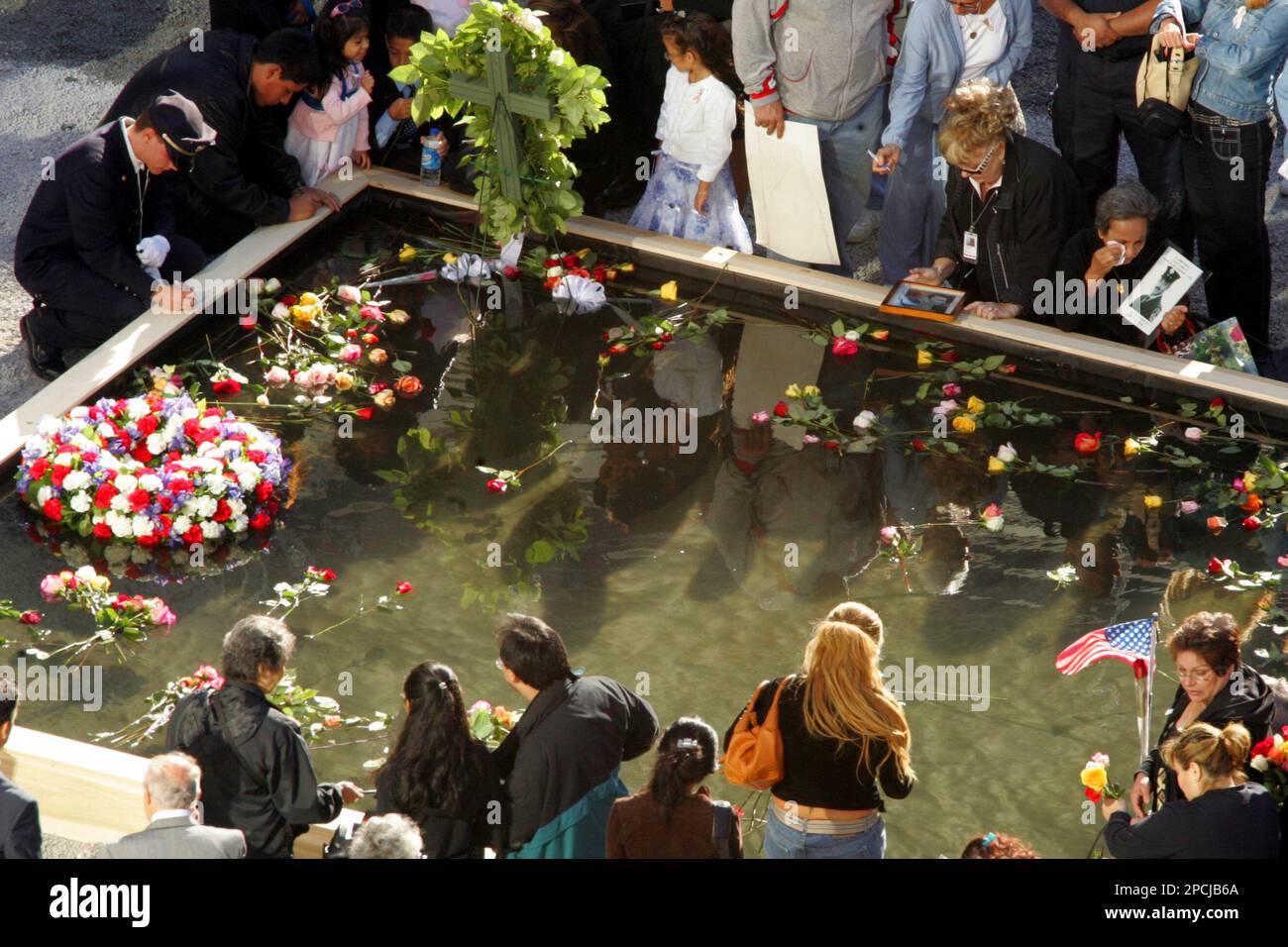 Family members and friends of those who died during the terrorist ...