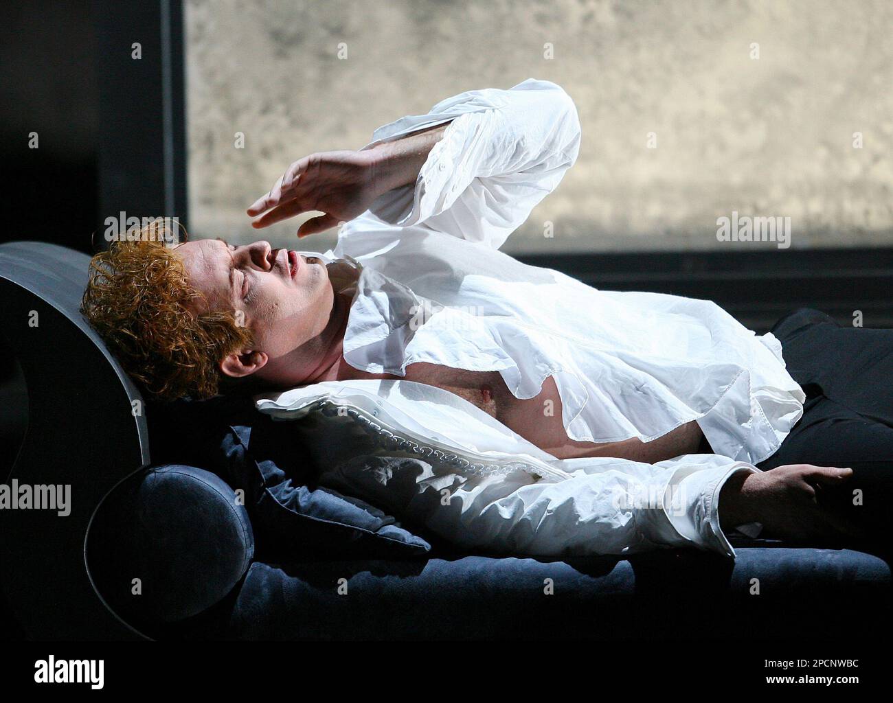 Scott Hendricks in the role of Roderick Usher performs, on Saturday ...