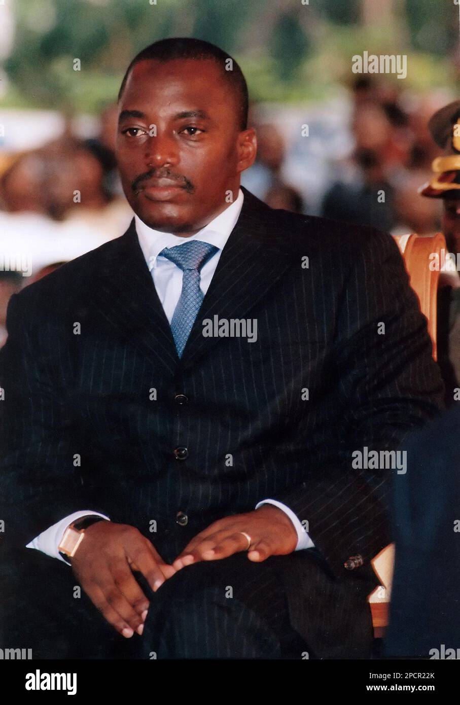 ** FILE ** Congolese President Joseph Kabila attends a meeting of ...