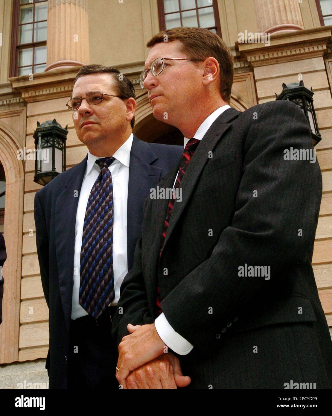 Warwick Police Chief Richard Garipoli, left, and Lancaster County ...