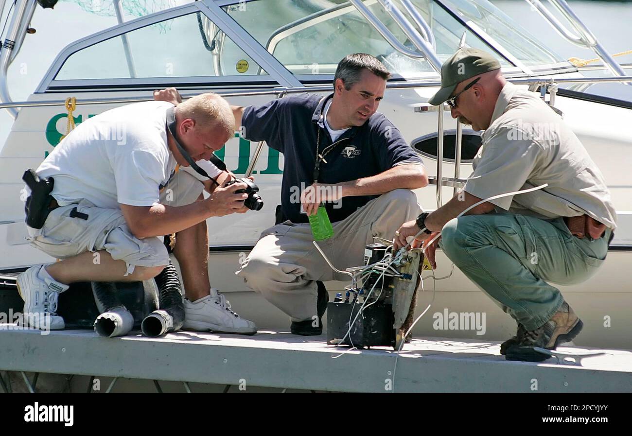 Detective Doug Willes, left, Sgt. Mike Brower, center, and Sgtt Sean ...