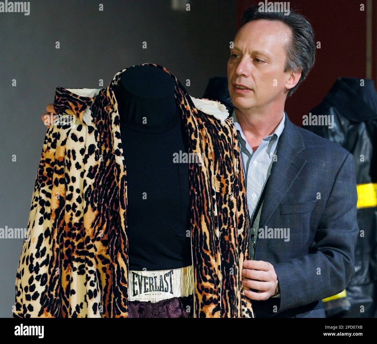 Steve Wilson is shown with the robe that actor Robert De Niro used in ...