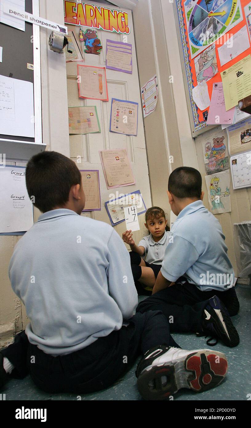 Making use of a small space in a corner of their classroom, first ...