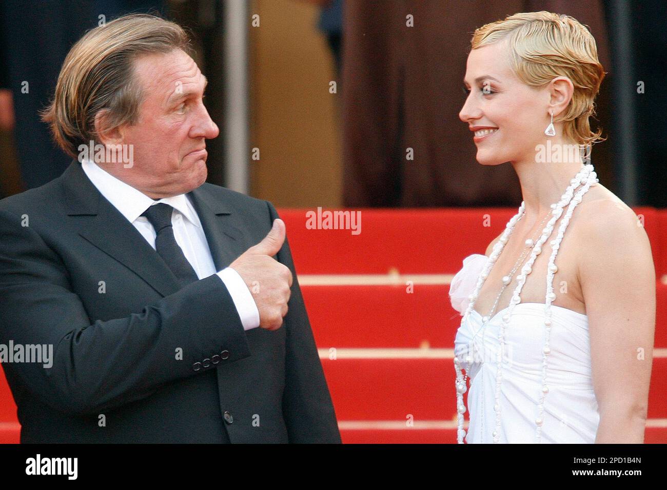 Belgian actress Cecile de France, right, and French actor Gerard ...