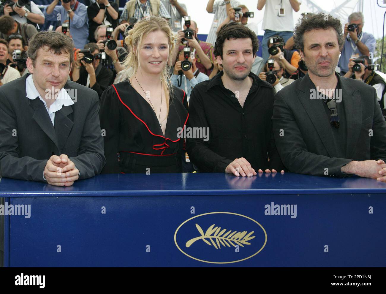 From left, Belgian director Lucas Belvaux, German actress Natacha ...