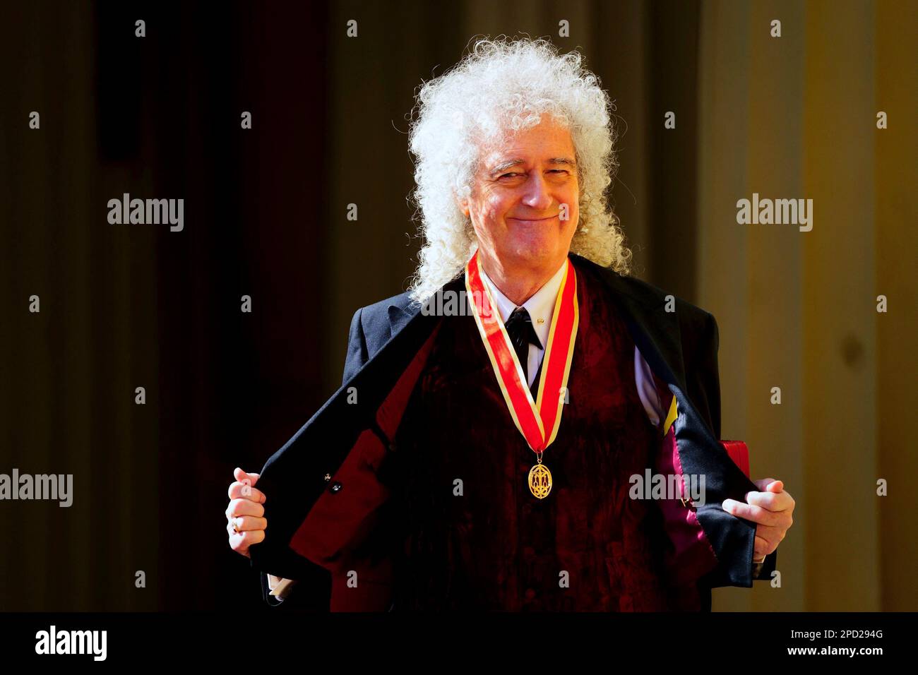 Sir Brian May, musician, songwriter and animal Welfare Advocate, poses ...