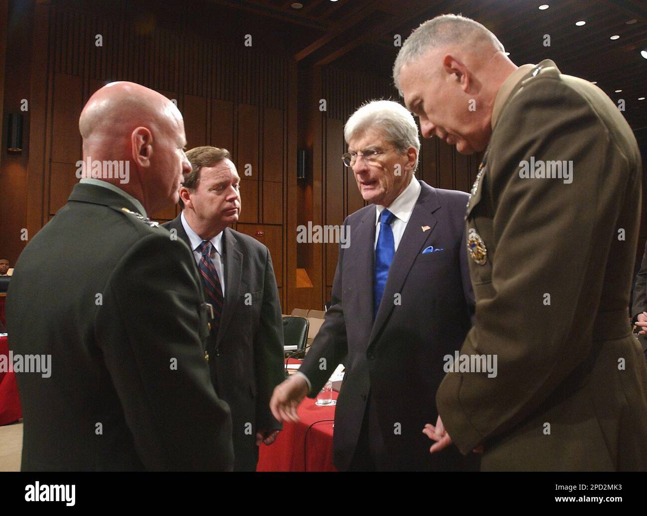 Senate Armed Services Committee Chairman Sen. John Warner, R-Va ...