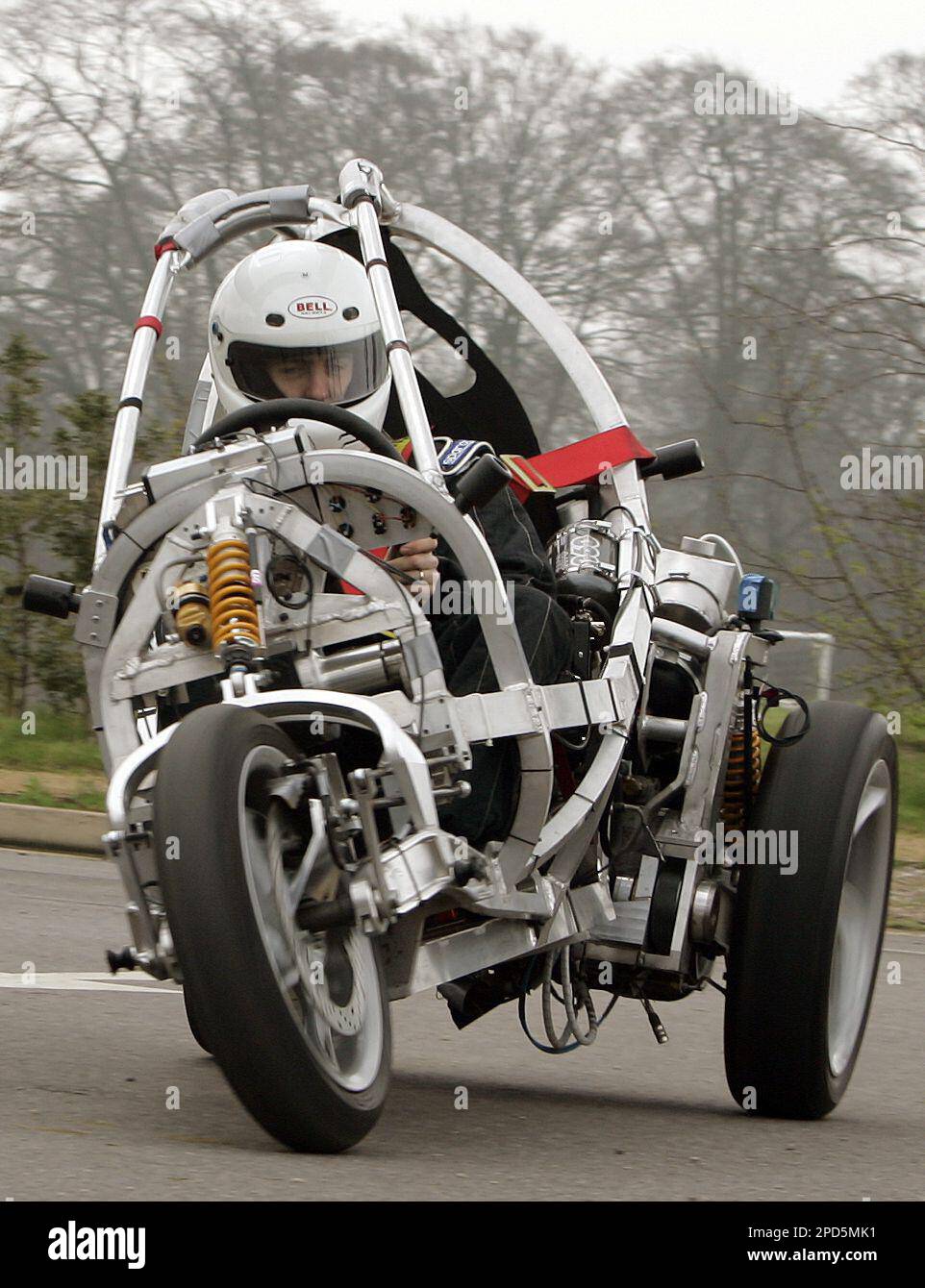 Ben Drew, research officer at the University of Bath, England test ...