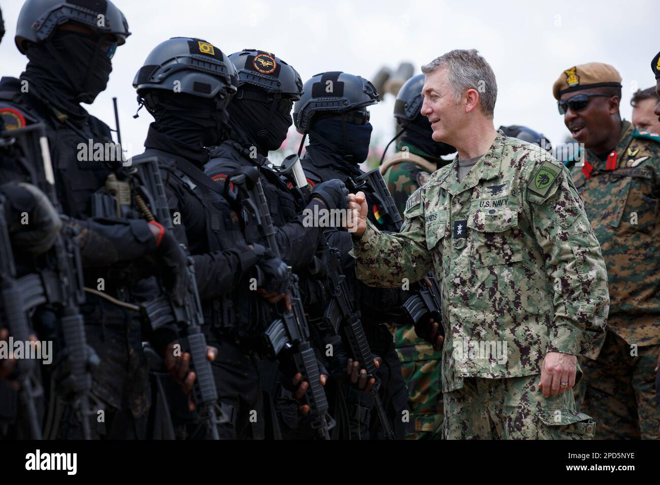Rear Admiral Milton Sands, Commander of the U.S. Special Operations ...