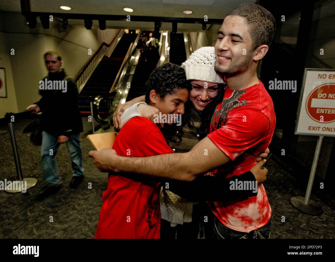 21 year old Ikram Mansori, arrives at San Francisco International Airport on Friday December 18 ...