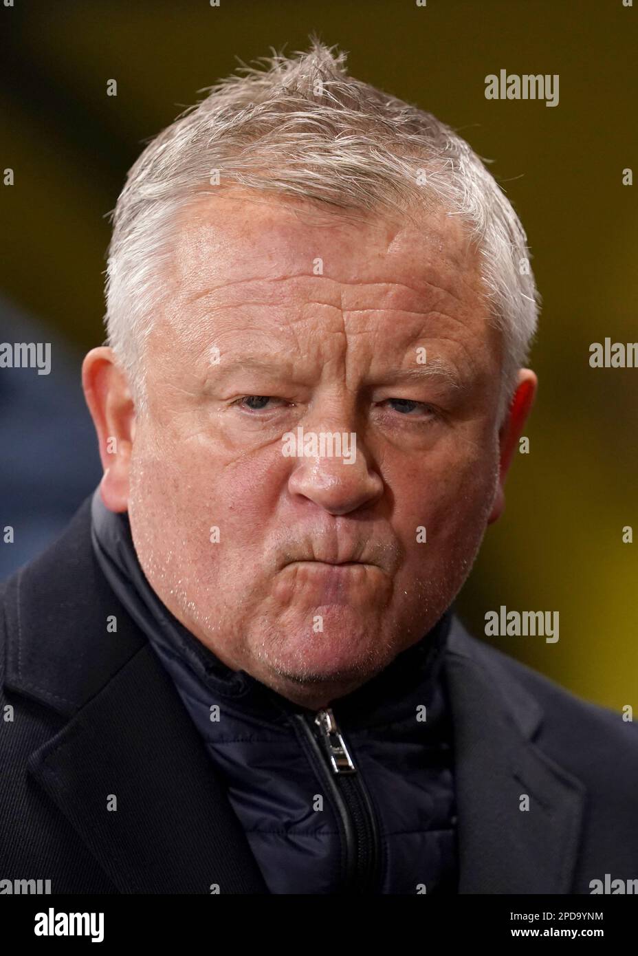 Watford Manager, Chris Wilder, reagiert während des Sky Bet ...