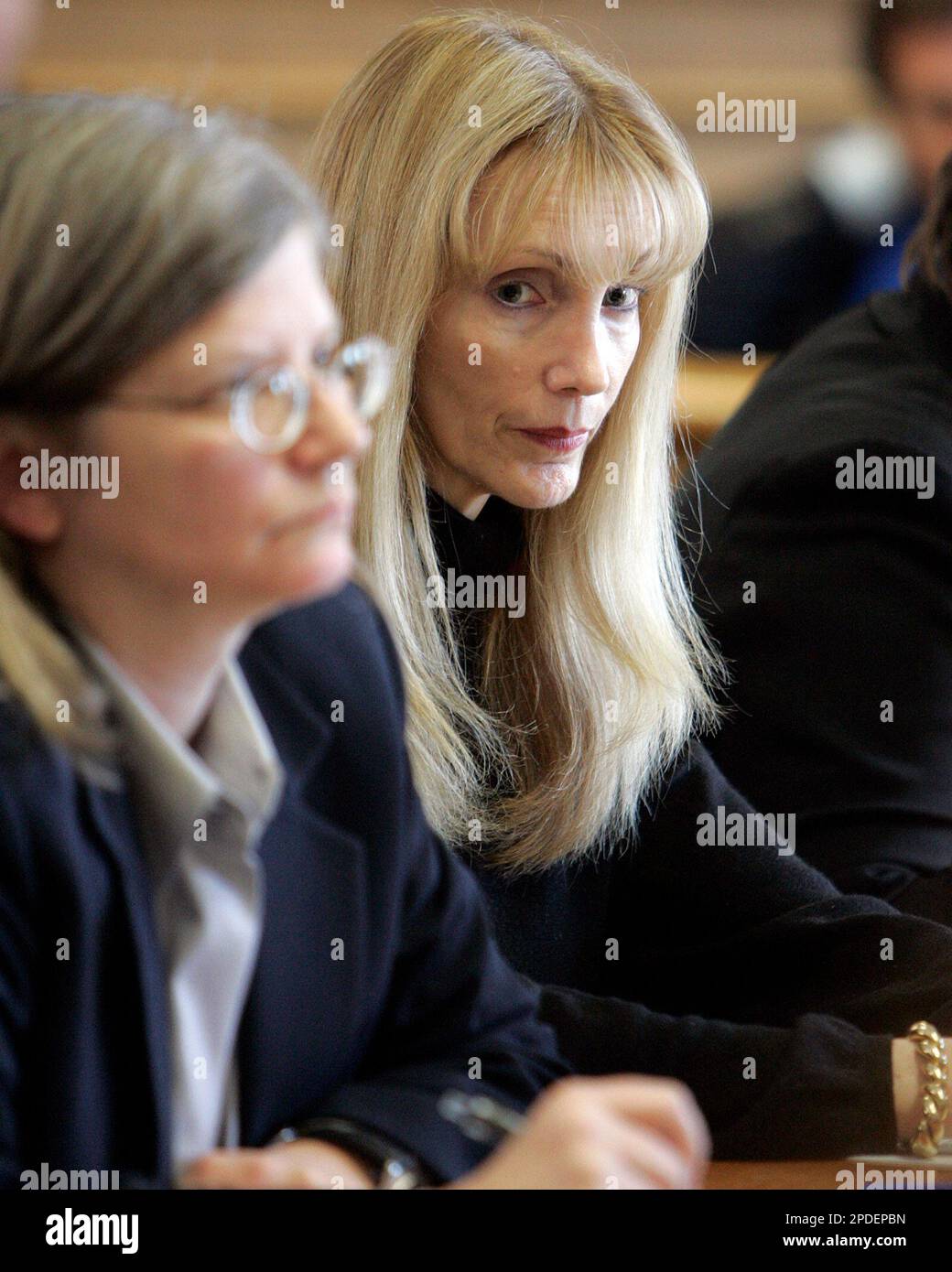 Barbara Asher, right, who claims to be a dominatrix and went by the ...