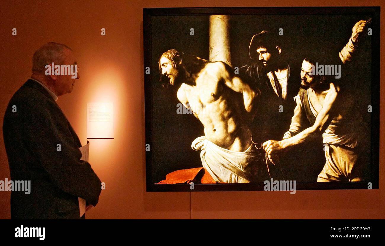 A visitor to the Loyola University Museum of Art in Chicago on Dec. 20 ...