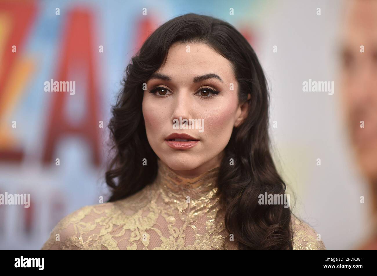 Grace Caroline Currey arrives at the world premiere of "Shazam! Fury of ...