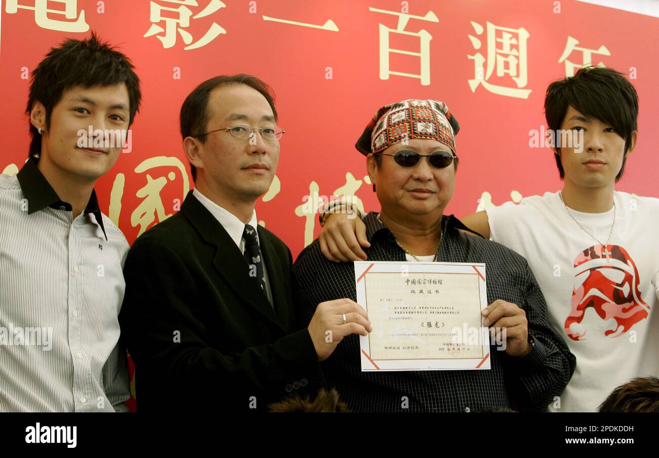 From right, singer-actor Vanness Wu, a member of the popular Taiwanese boy band "F4," Hong Kong ...