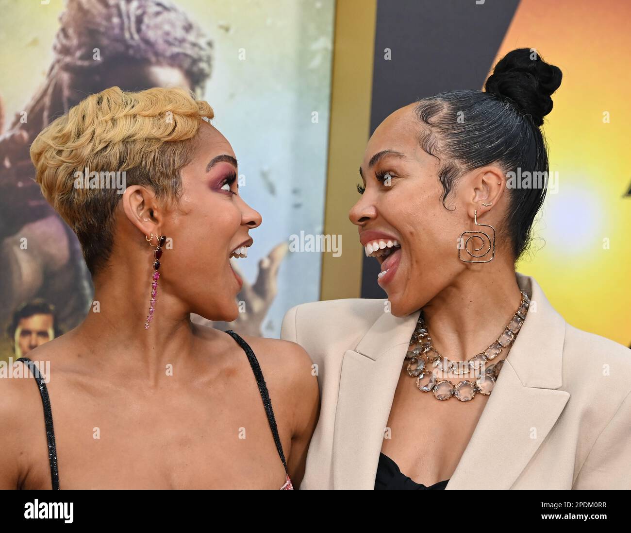 Westwood, Kalifornien. 14/03/2023, Meagan Good und La'Myia Good bei der ...