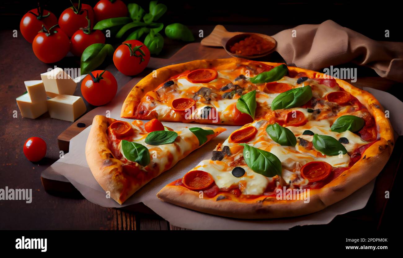 Pizza ist ein beliebtes Essen, das weltweit beliebt geworden ist ...