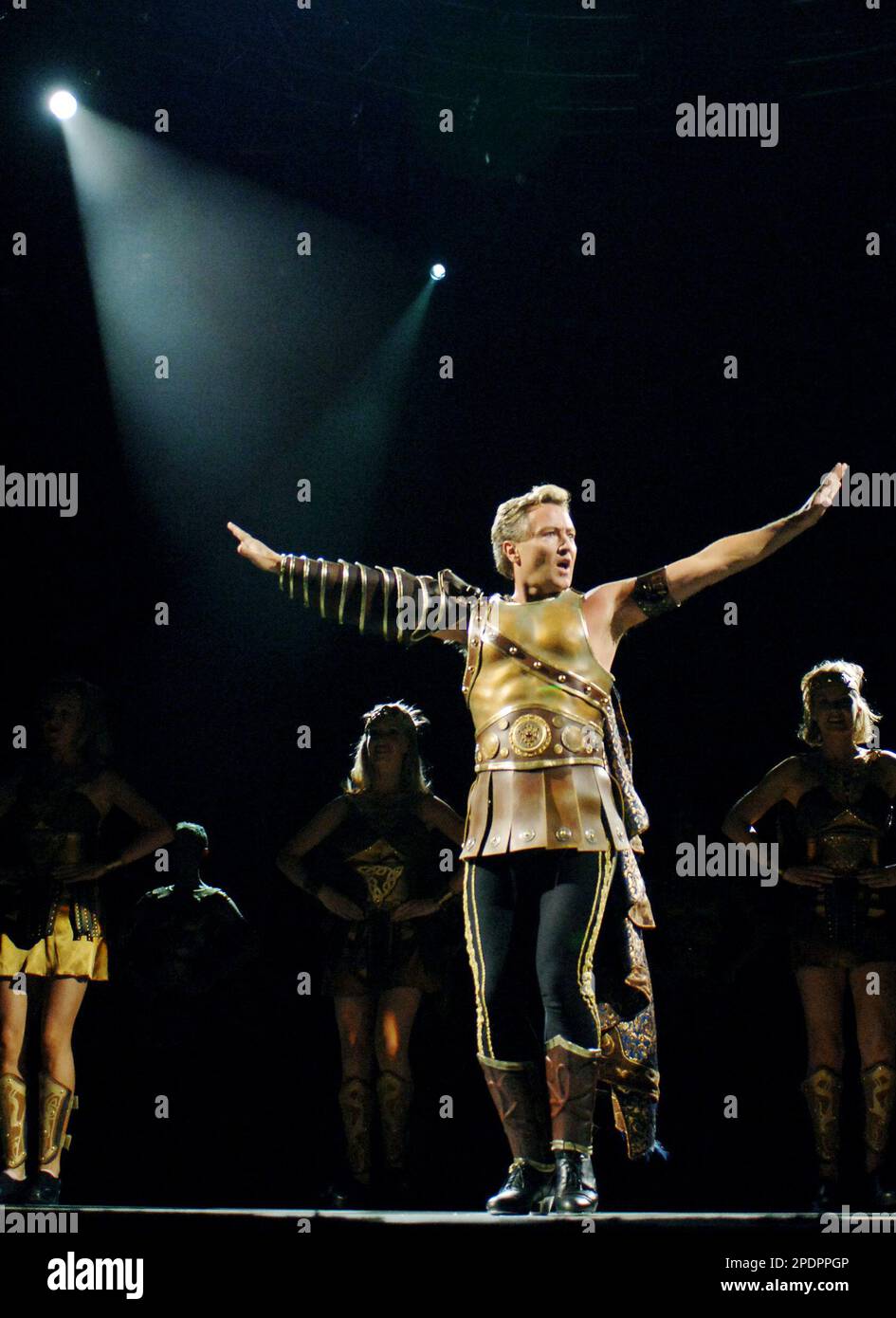Irish American dancer Michael Flatley, known for his works River Dance ...