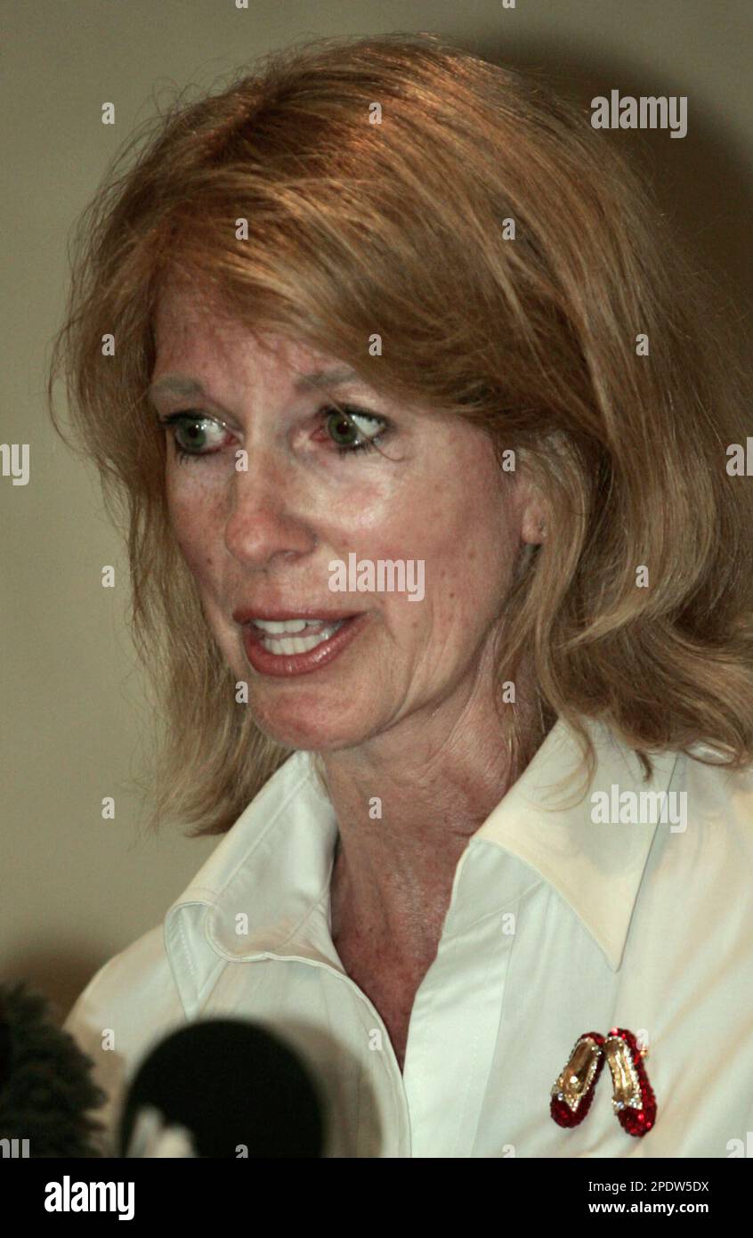 Beth Twitty, mother of missing US teen Natalee Holloway, makes a brief ...