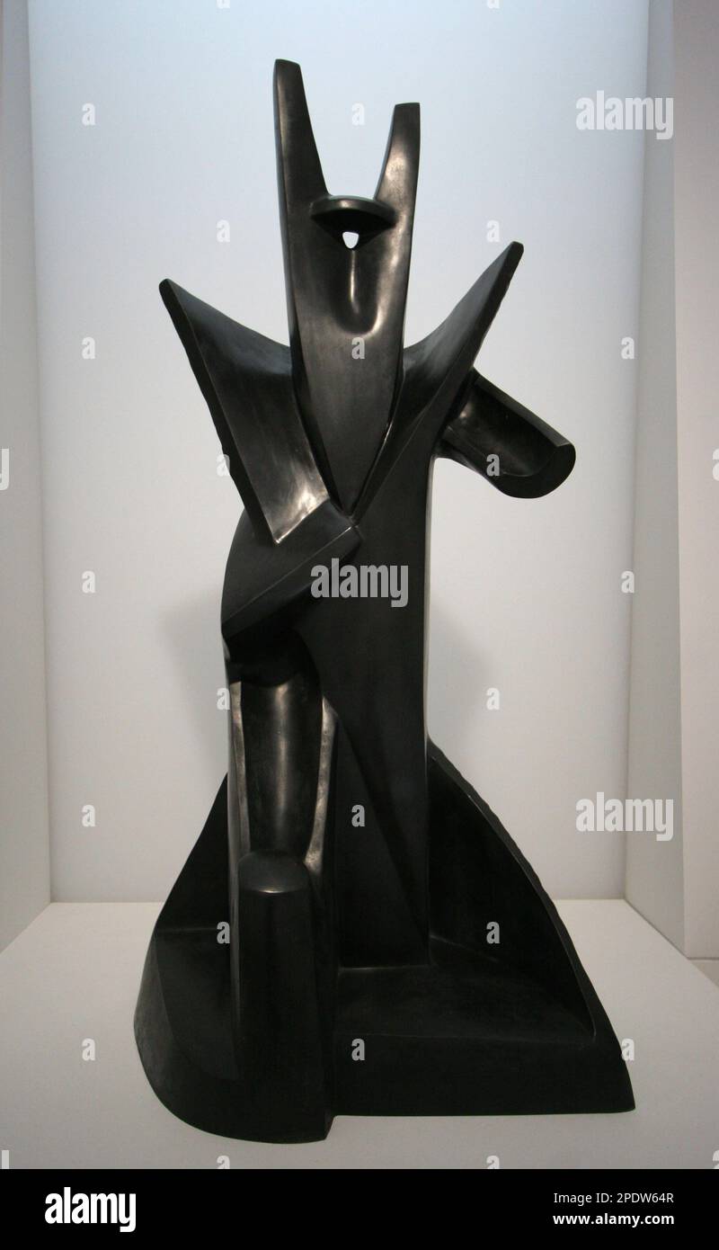 The bronze sculpture "King Solomon" by Alexander Archipenko is part of ...
