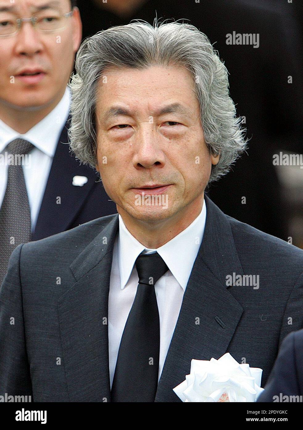 Japanese Prime Minister Junichiro Koizumi arrives at the 60th ...