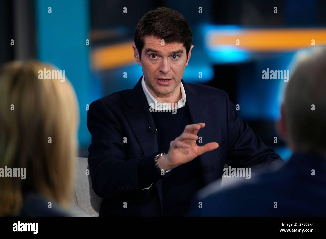 Fox News reporter Benjamin Hall appears during a segment on "Fox and ...