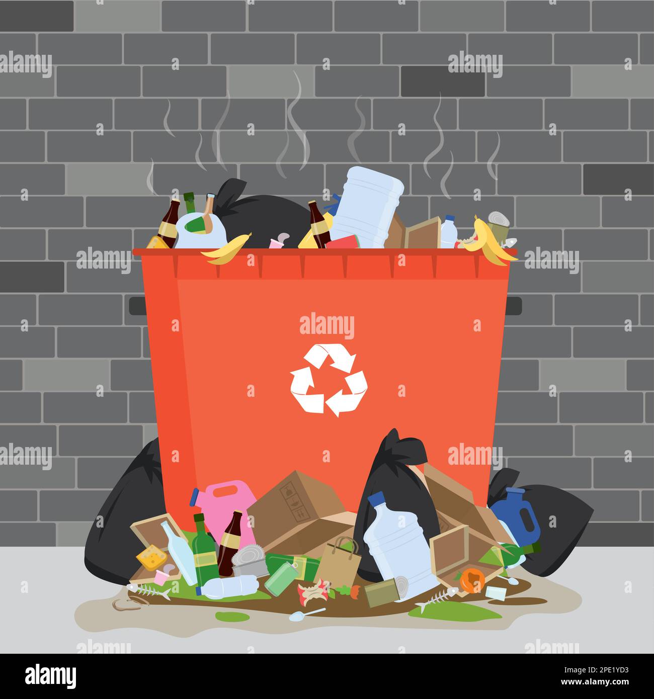 Brick piles Stock-Vektorgrafiken kaufen - Alamy