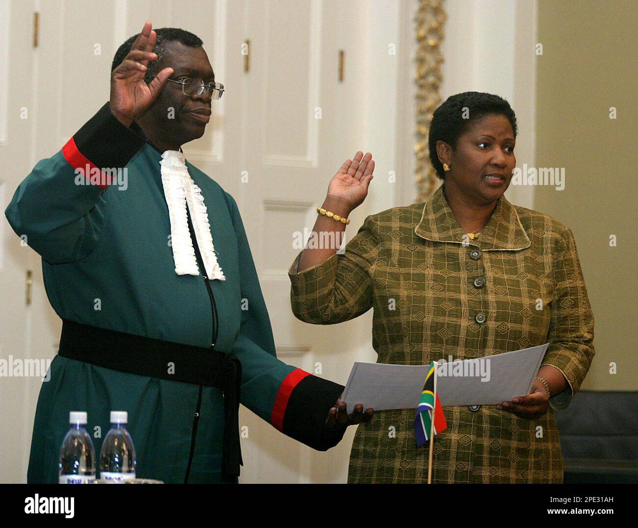 South Africa's first woman Deputy President, Phumzile Mlambo-Ngcuka (49 ...