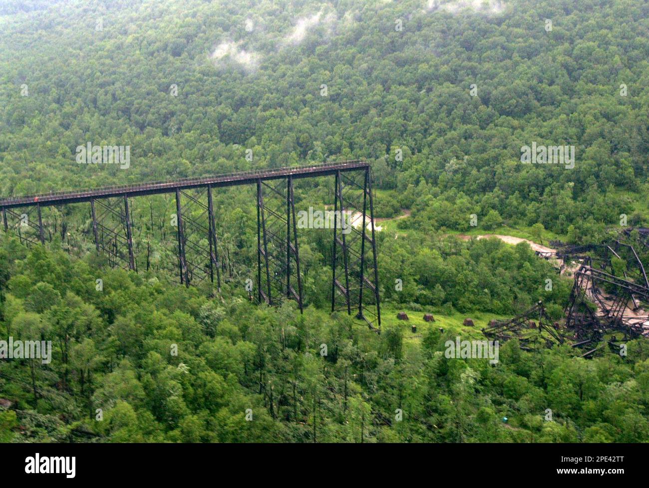 ** FILE ** The Kinzua Viaduct, once the longest and tallest railroad ...