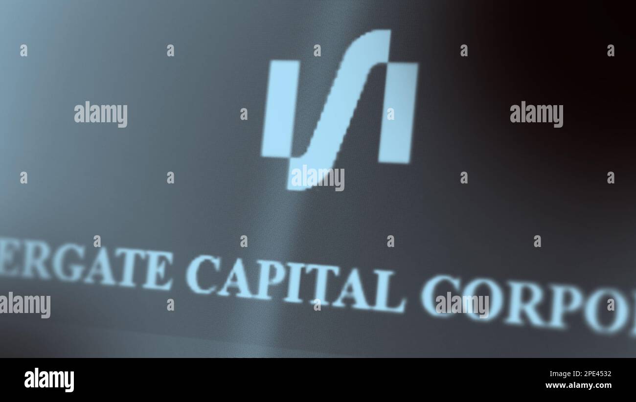 Bangkok Thailand. März 15 2023. Silvergate Bank Logo. Markenlogo der ...