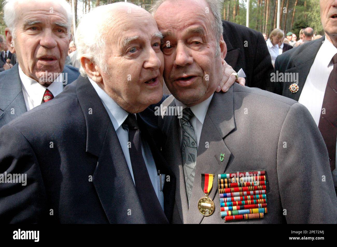 In the biggest German military cemetery in Halbe, south of Berlin, Red ...