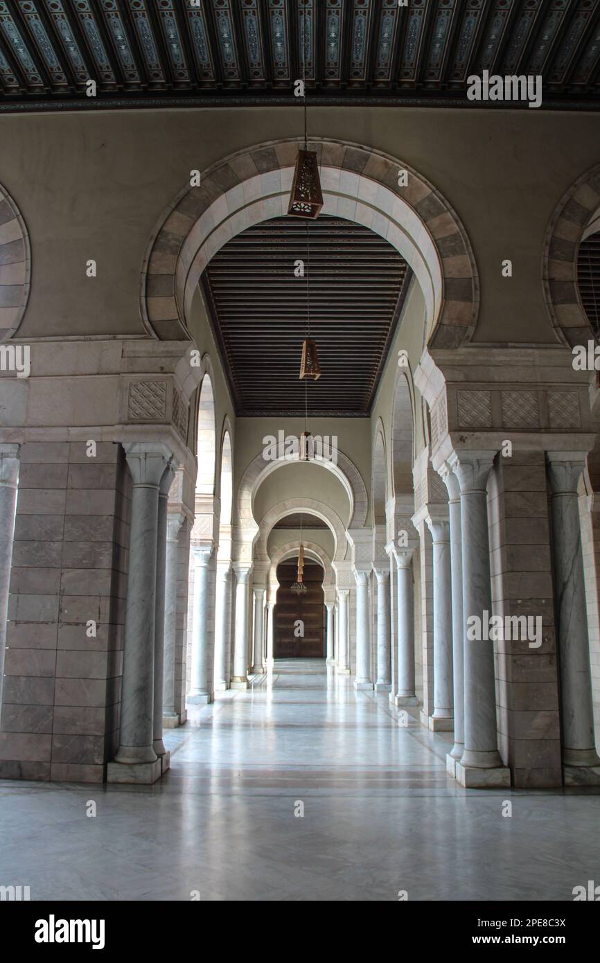 Moschee Malik ibn Anas in Karthago, Tunesien, Nordafrika ...