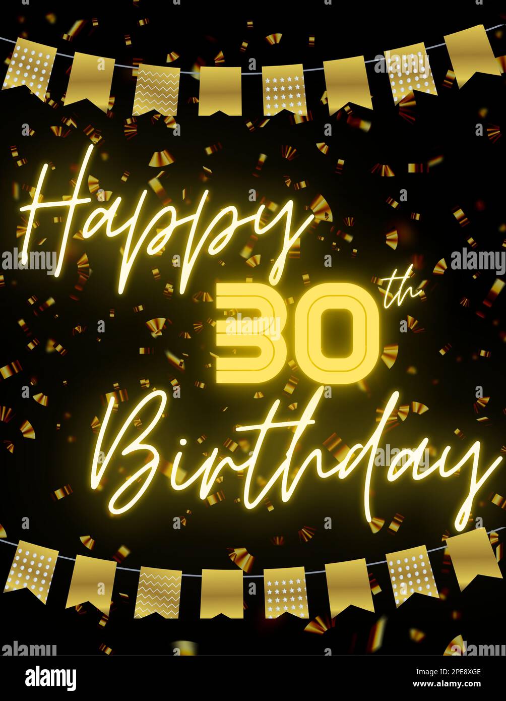 30th birthday card -Fotos und -Bildmaterial in hoher Auflösung – Alamy