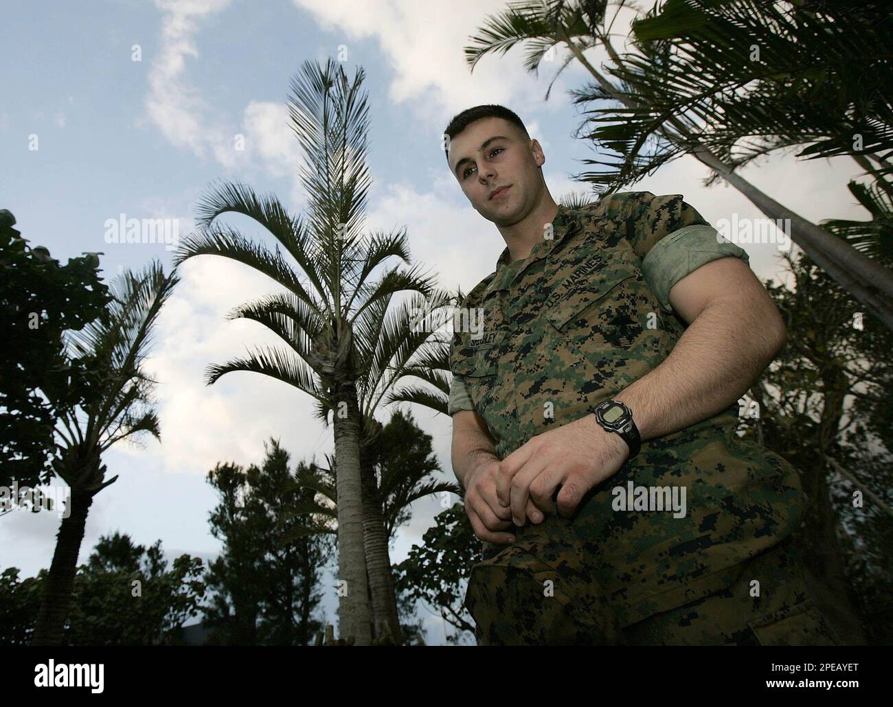 A third generation Marine, 2nd Lt. Earl Speechley who will attend the ...