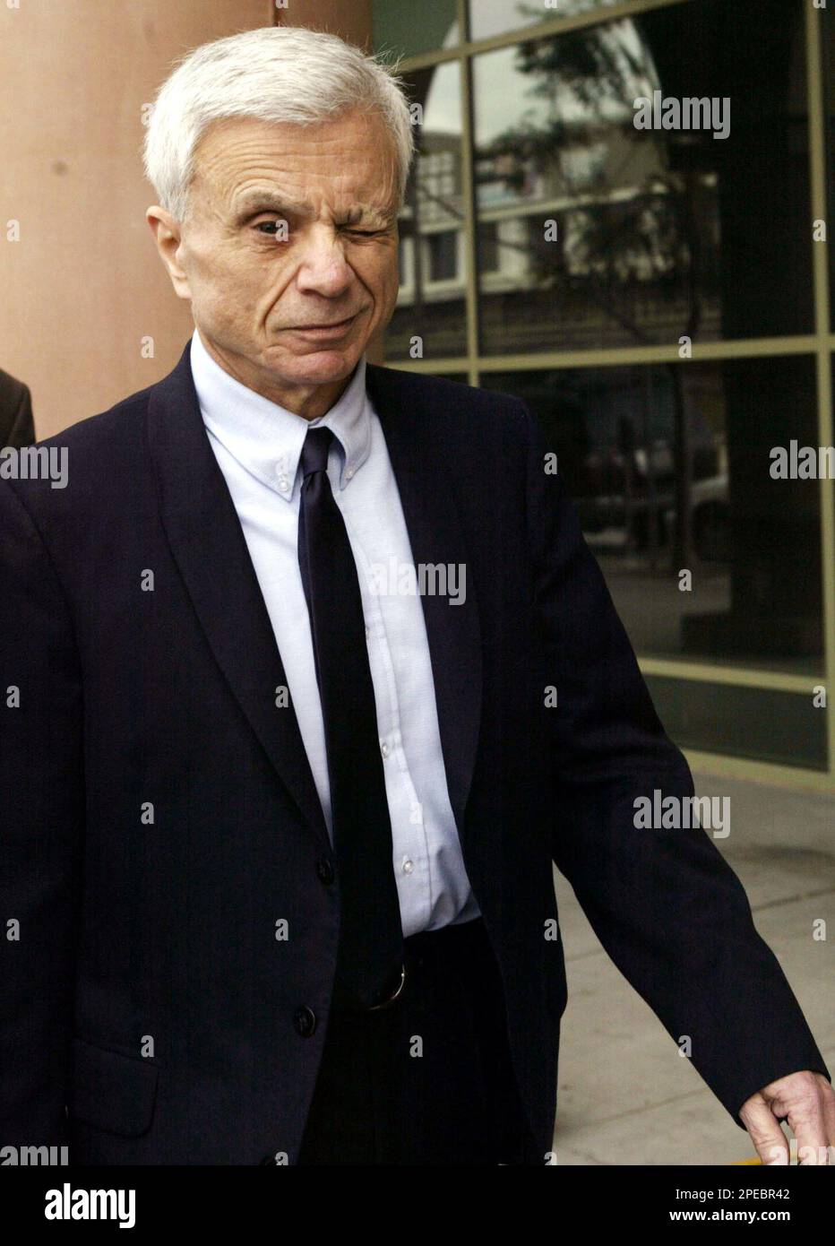 Actor Robert Blake winks as he arrives at the Los Angeles Superior ...