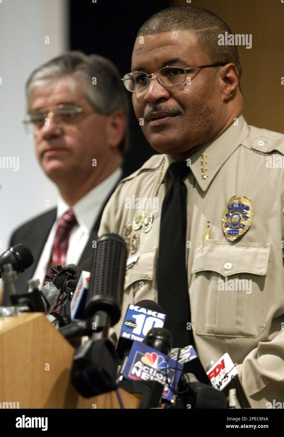 Lt. Ken Landwehr, left, lead detective on the BTK murder investigation ...