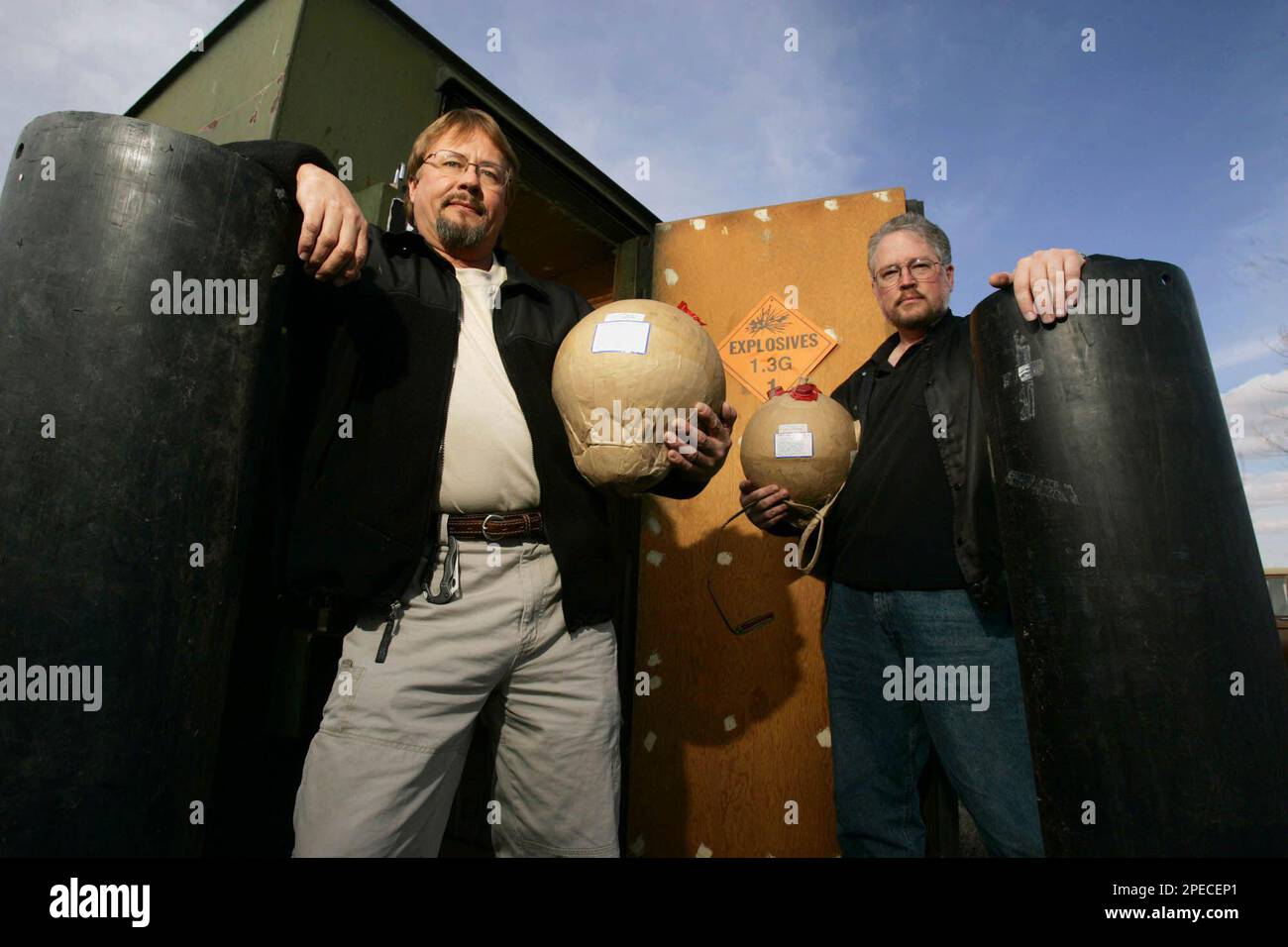 Night Musick, Inc., owner Marc Williams, right, and employee Thomas ...