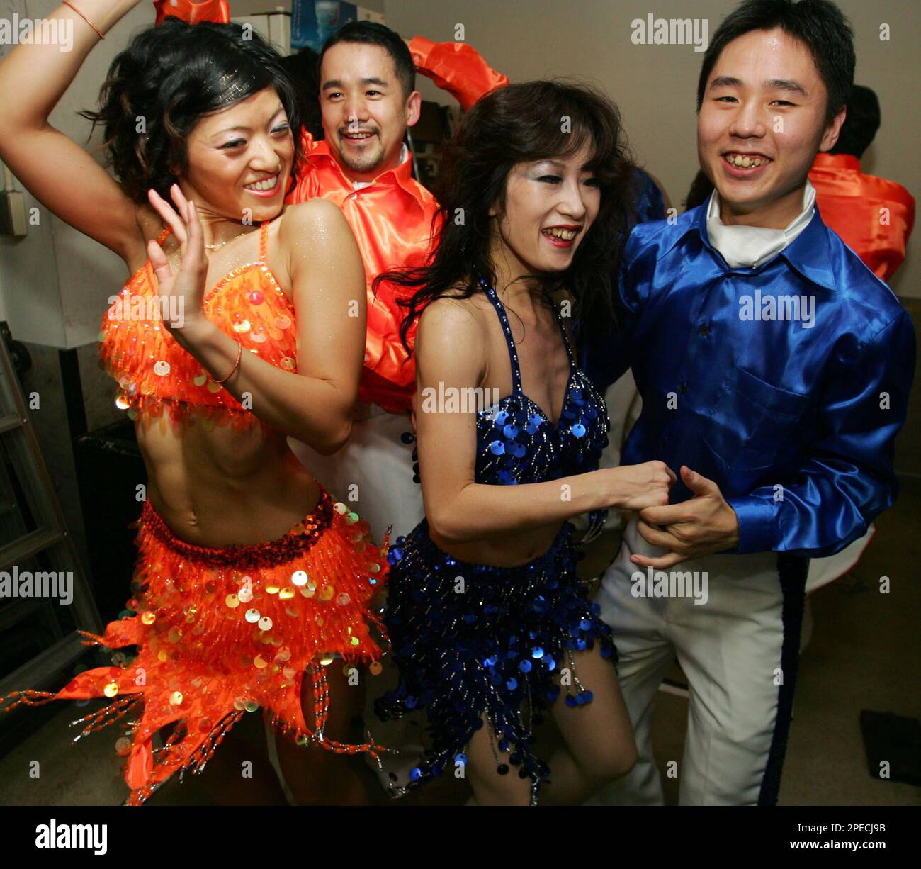 **APN ADVANCE FOR SUNDAY, FEB. 27** A group of Japanese salsa dancers ...