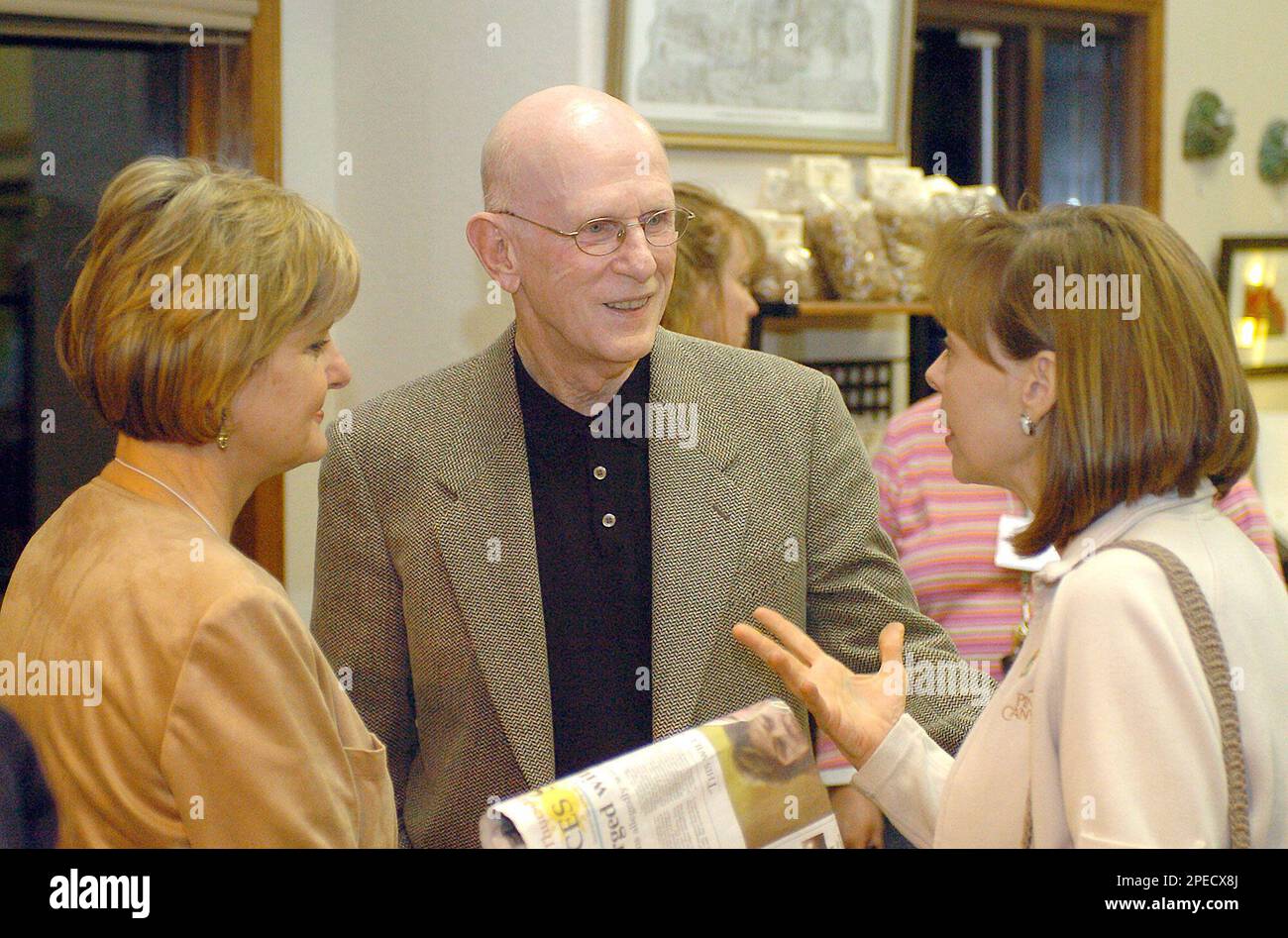 Dr. Sam Smiley, center, one of the presenters during the White Sands ...