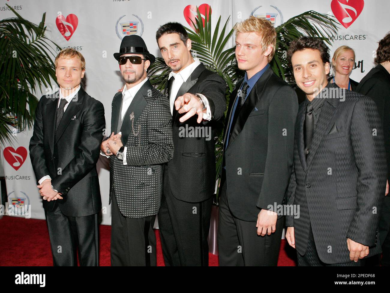 The Backstreet Boys, from left, Brian Littrell, A.J. McLean, Kevin ...