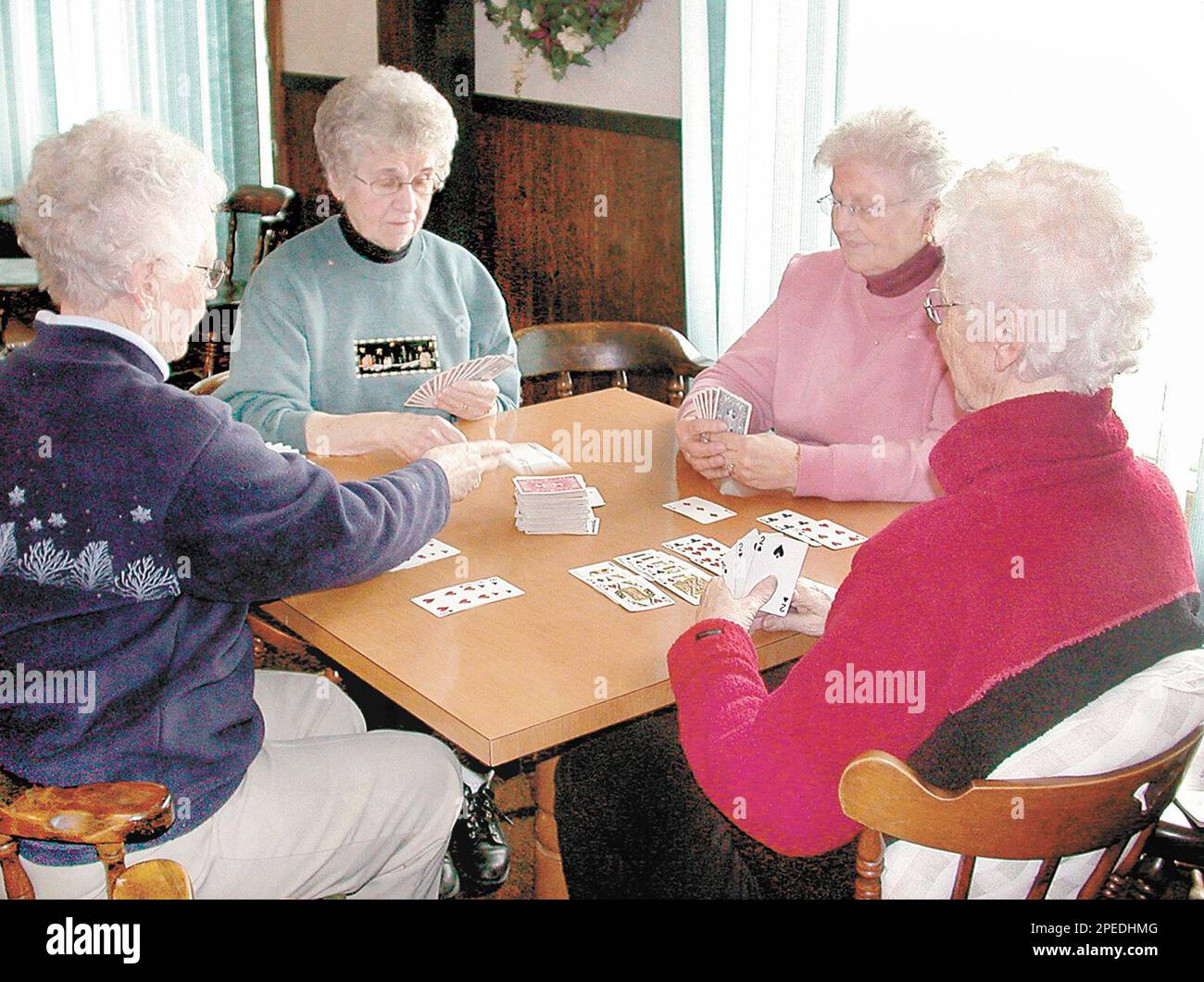 ** ADVANCE FOR SUNDAY, FEB. 13 ** Elaine Gray, Marion Johnson, Virgil ...