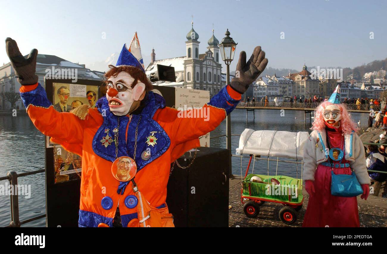 Bei schoenstem Sonnenschein begann am Montag, 7. Februar 2005 in Luzern ...