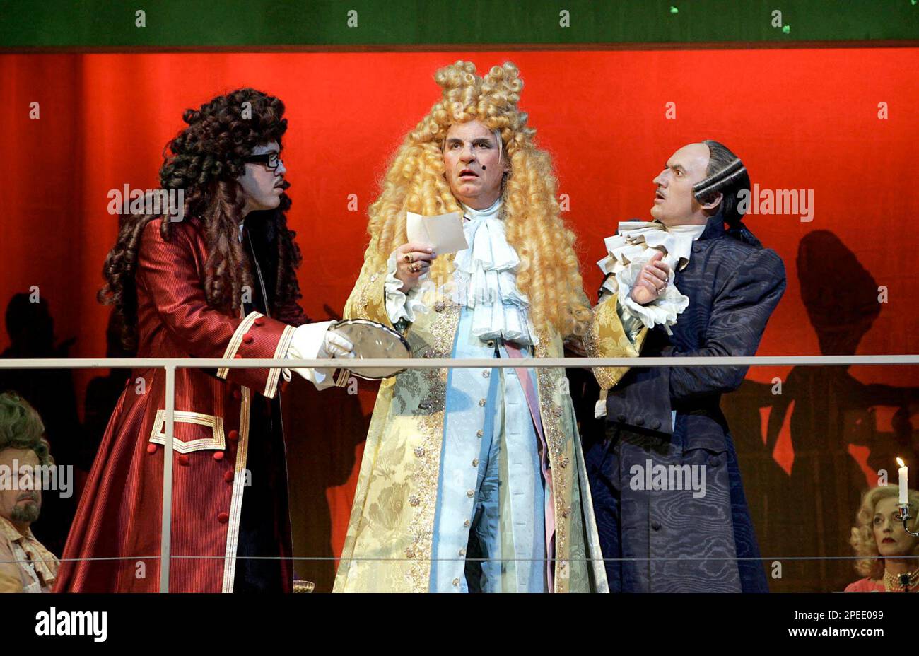 Nicholas Ofczarek als der Diener Johann, Peter Simonischek als Herr von ...