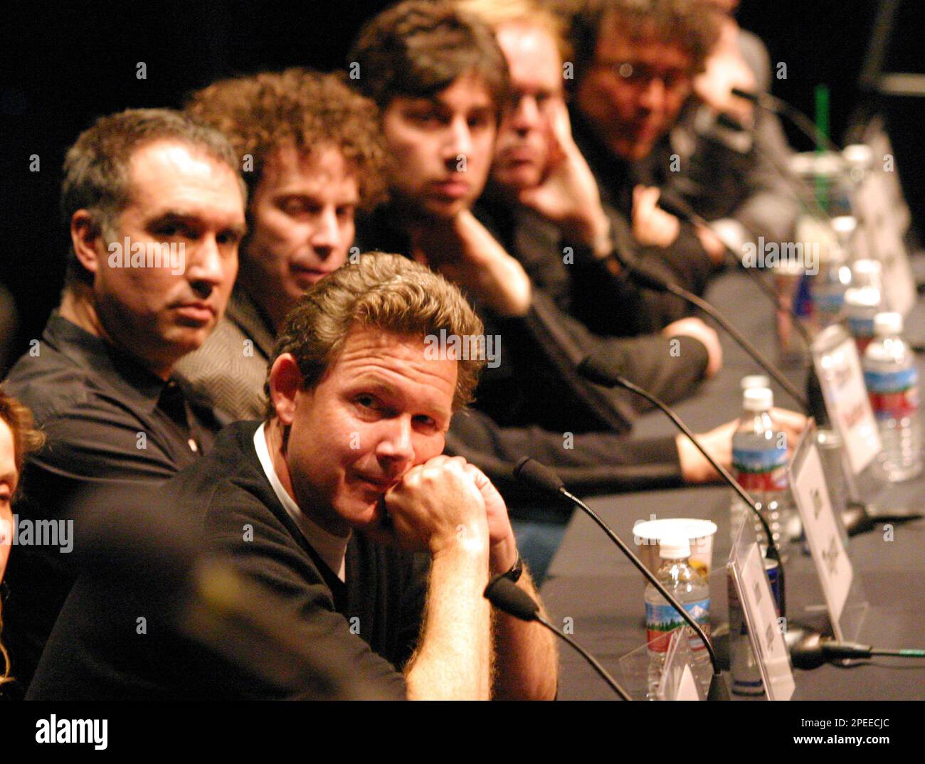 From left The Aviator," John Logan, "Sideways," Jim Taylor, "Eternal ...