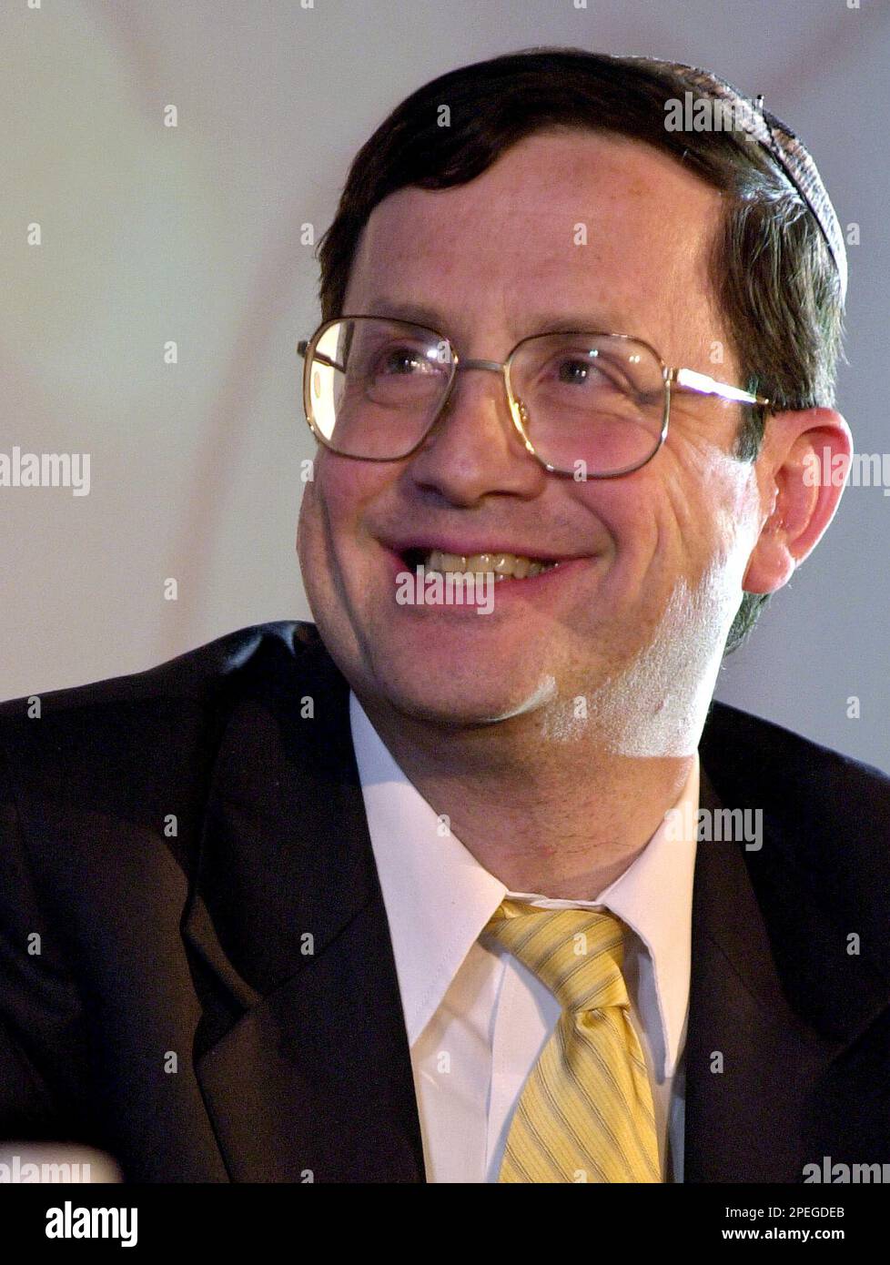 Jeff Jaffe, President Bell Labs, reacts at the inauguration of Bell ...